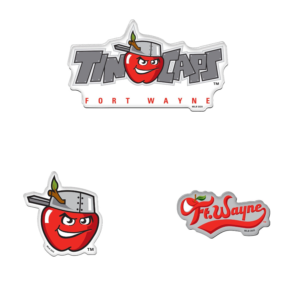 Fort Wayne TinCaps Acrylic Magnet 3 pk – Fort Wayne TinCaps Official Store