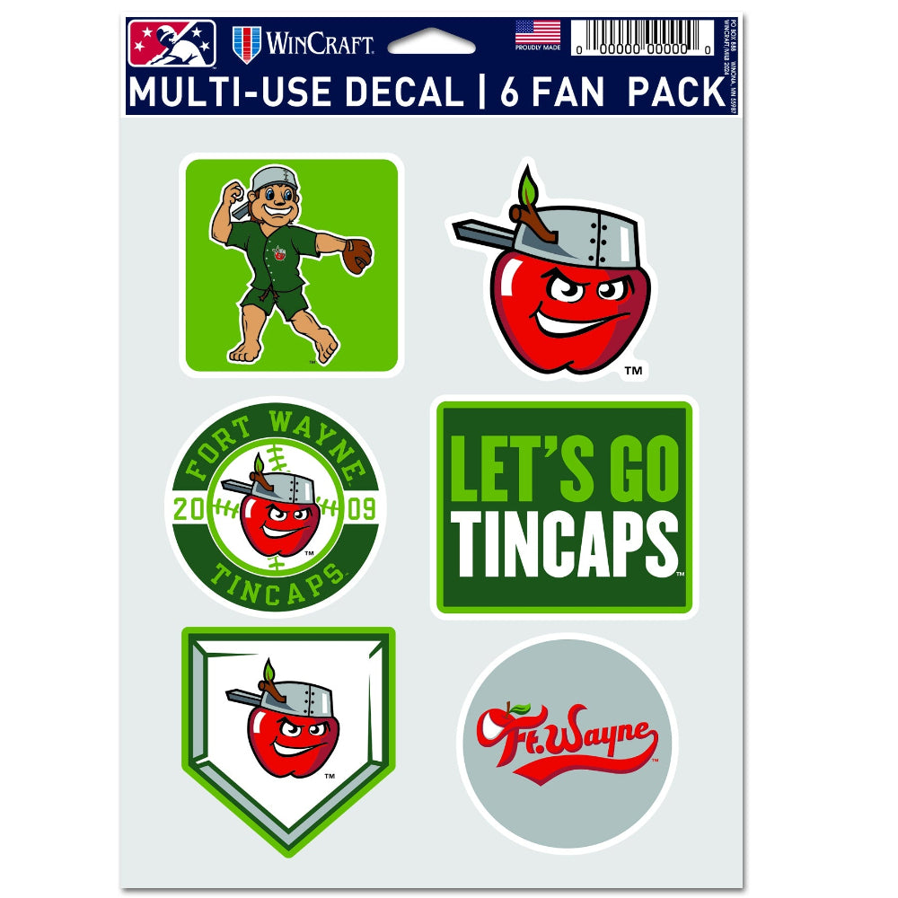 Fort Wayne TinCaps Multi-Use Decal 6 pk – Fort Wayne TinCaps Official Store
