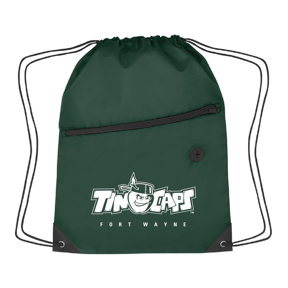 Fort Wayne TinCaps Forest Zippered Cinch Sack – Fort Wayne TinCaps ...
