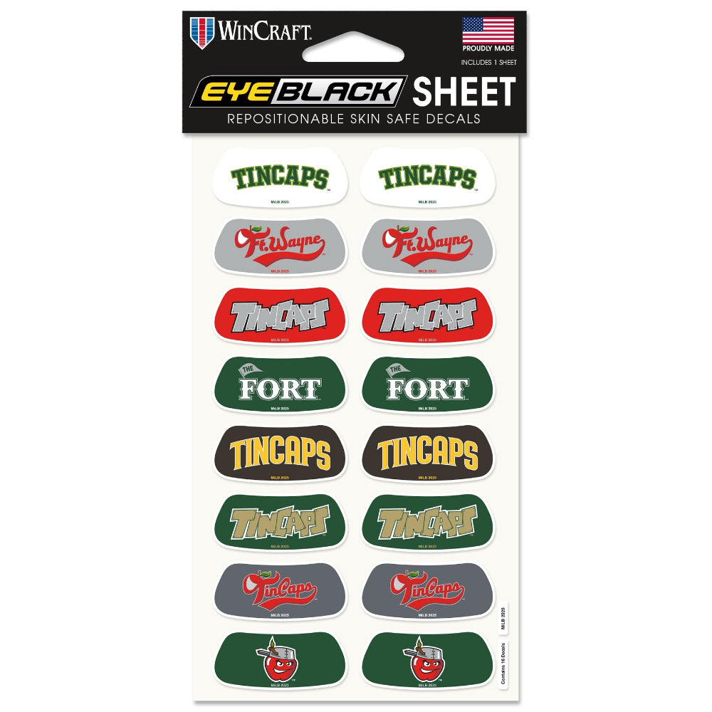 Fort Wayne TinCaps Eye Black – Fort Wayne TinCaps Official Store