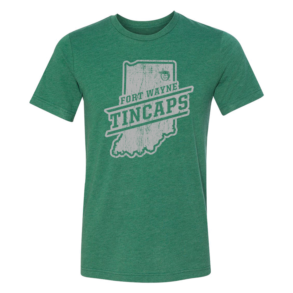 Fort Wayne TinCaps State Green Tee – Fort Wayne TinCaps Official Store