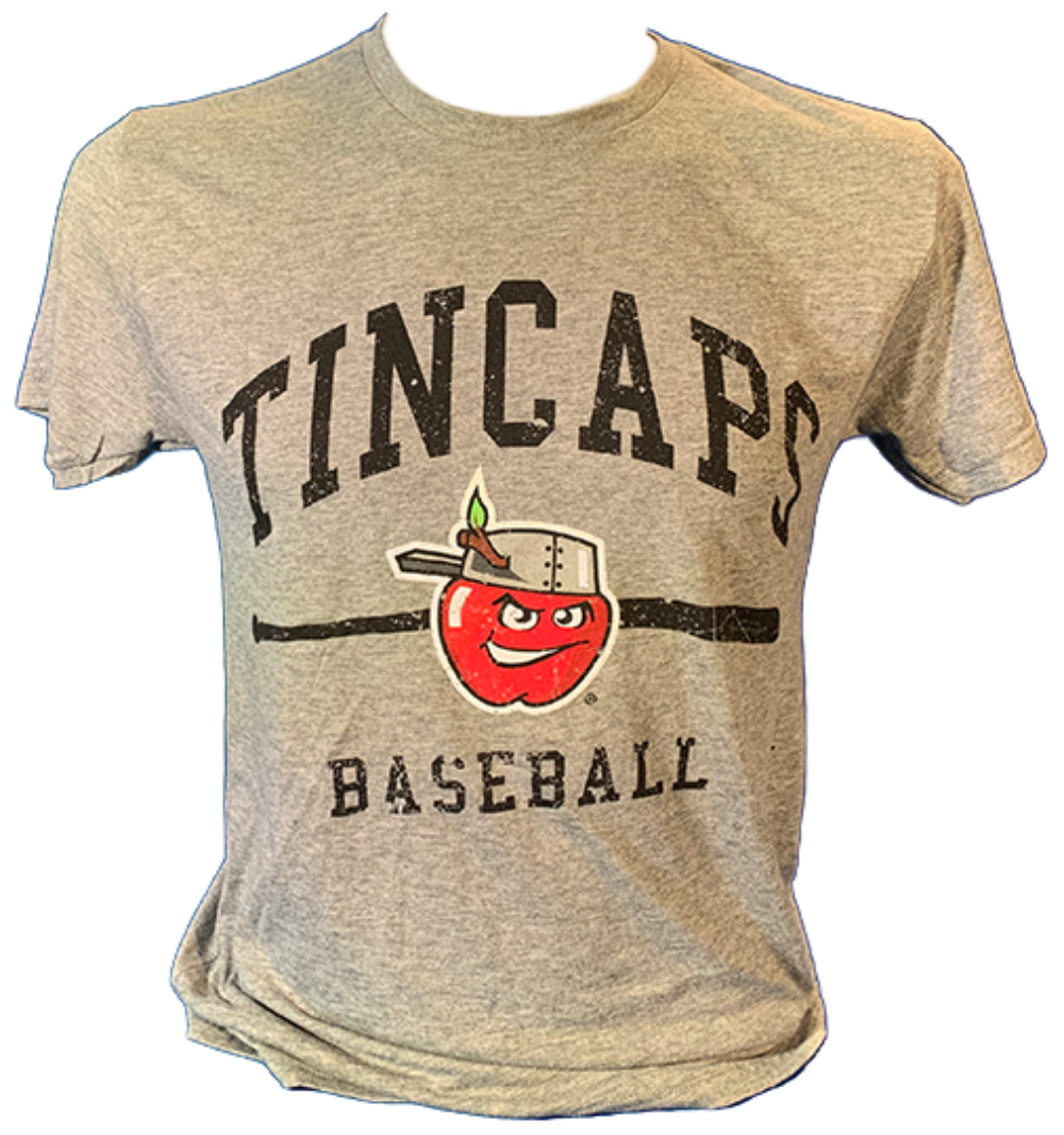Fort Wayne TinCaps Arch Bat Gray Tee – Fort Wayne TinCaps Official Store