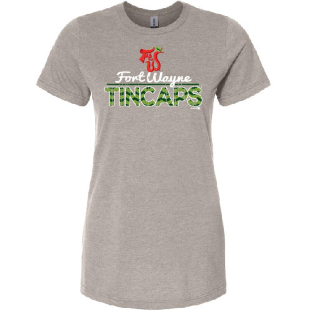 Fort Wayne TinCaps Modern CVC Slate Gray Ladies Tee – Fort Wayne ...