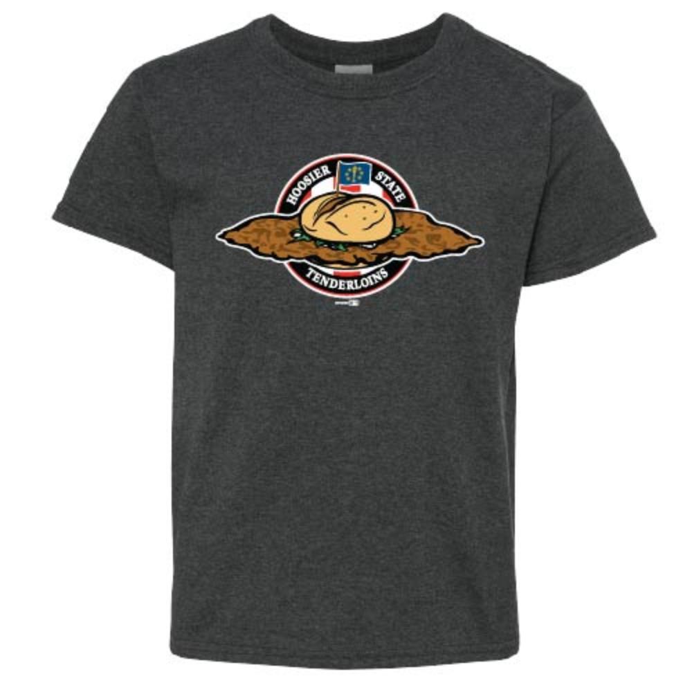 Hoosier State Tenderloins Dark Gray Heather Youth Tee – Fort Wayne ...
